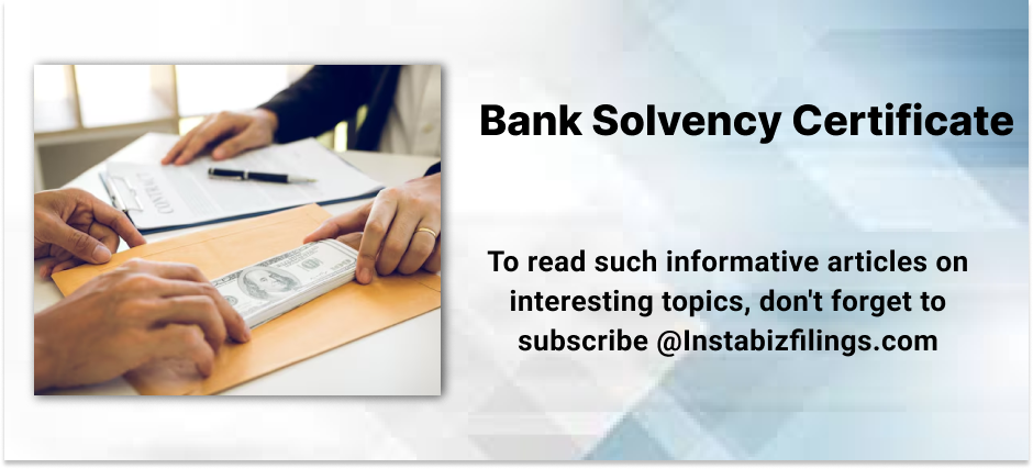 Importance of Bank Solvency Certificates