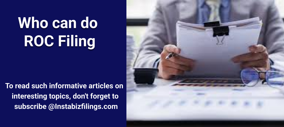 Who is Authorized for ROC Filing?