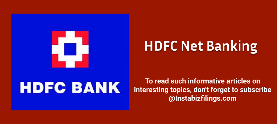 Easy Steps for HDFC Net Banking Login