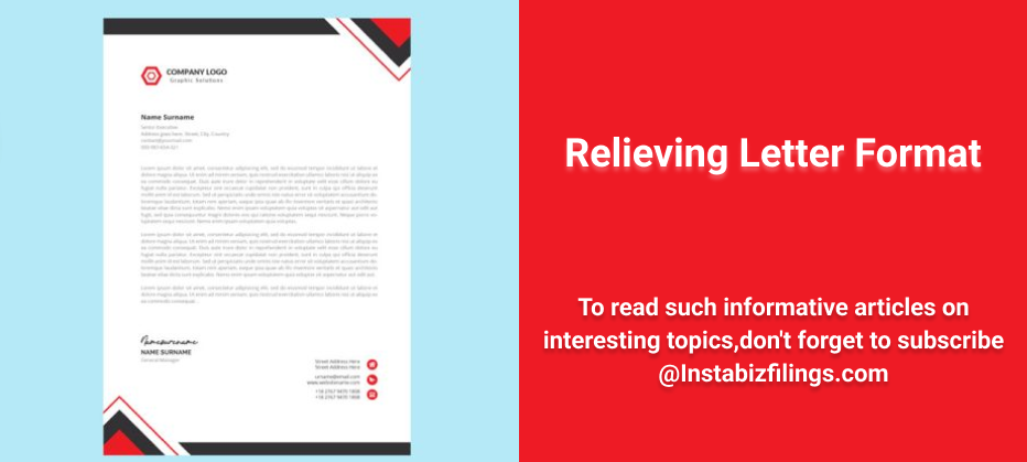 Relieving Letter Format: Easy Steps to Follow