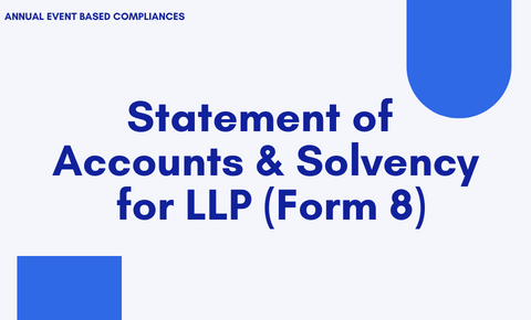 Statement of Accounts & Solvency Form 8
